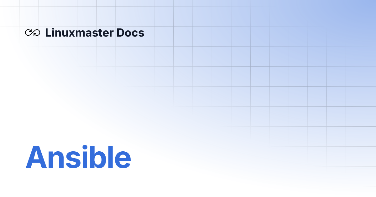 Ansible | Linuxmaster Docs